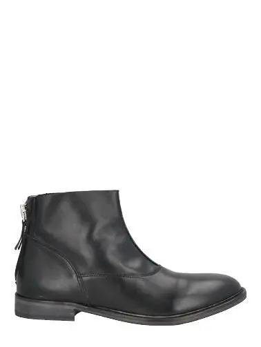 Moma Ankle Boots In Calfskin Leather - Black
