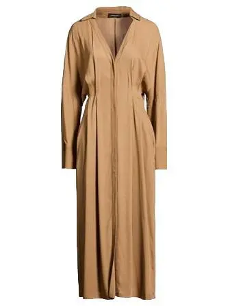 Fabiana Filippi Embellished Midi Shirt Dress - Khaki