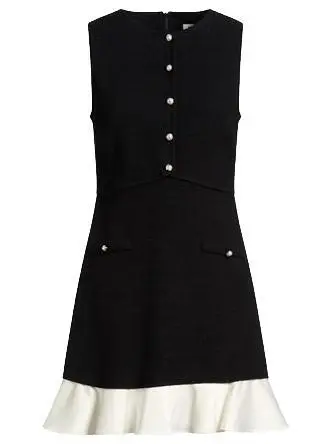 Sandro Mini Shirt Dress - Black