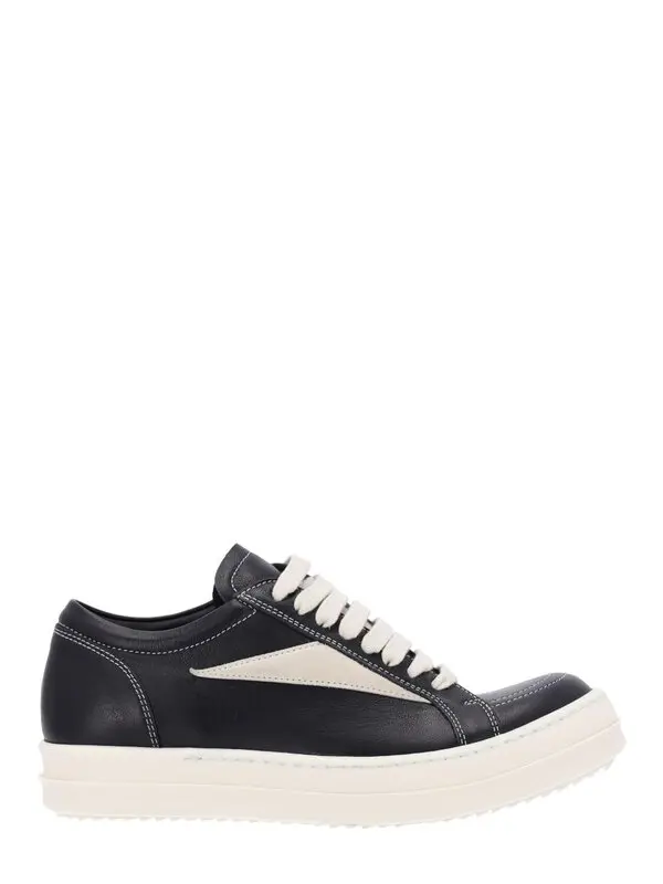 Rick Owens Calfskin Sneakers - Black