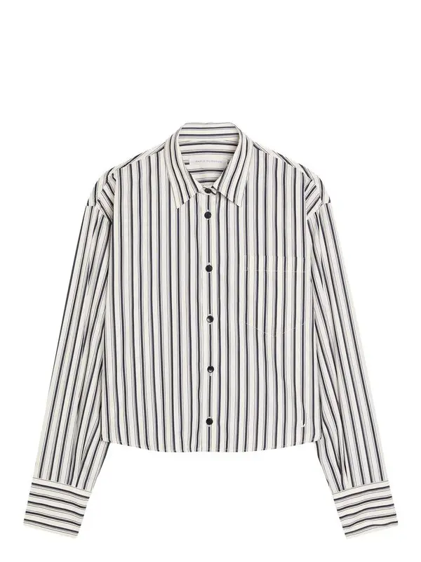 Maria Mcmanus Striped Cotton Shirt - White