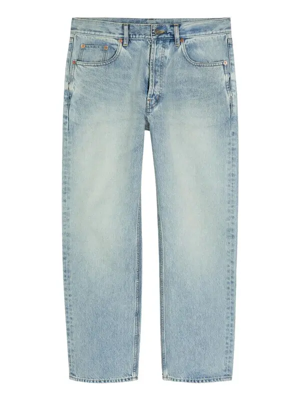 Saint Laurent Loose Straight-leg Jeans - Blue