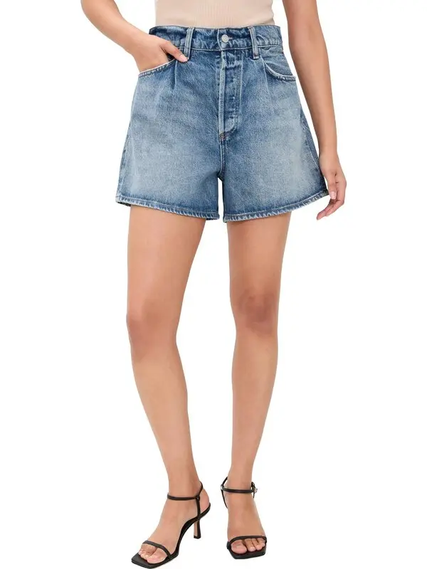 AGOLDE Lyonne Denim Shorts - Outbreak