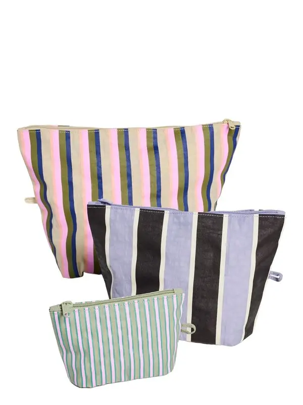 Baggu Go Pouch Set - Candy Shop Stripes