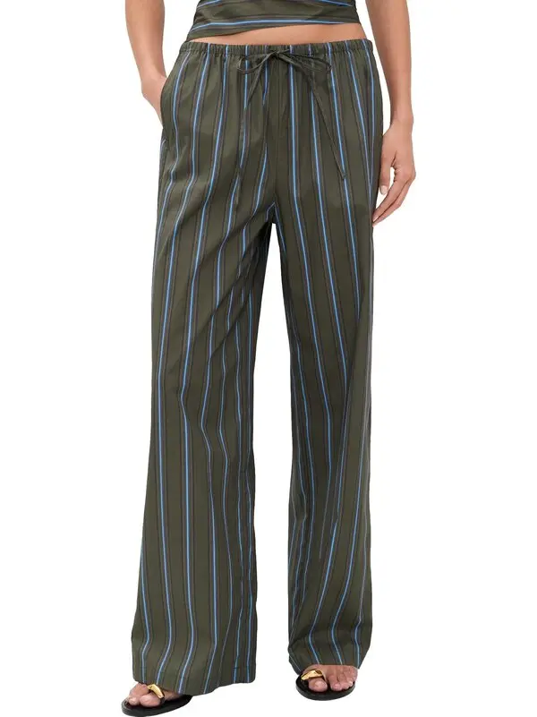 Staud Mateo Pants - Huntington Stripe