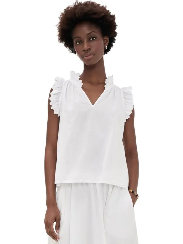 Xirena Bexie Sleeveless Top - White