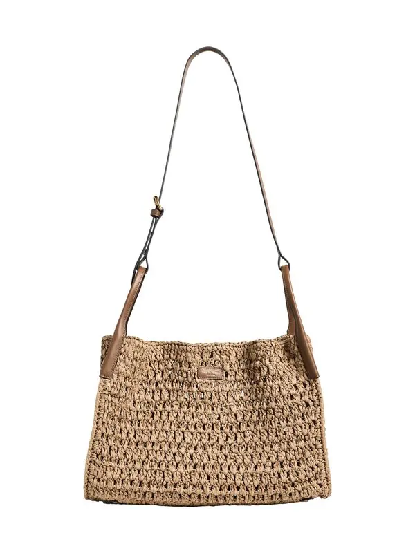Rag & Bone Raffia Tote - Natural