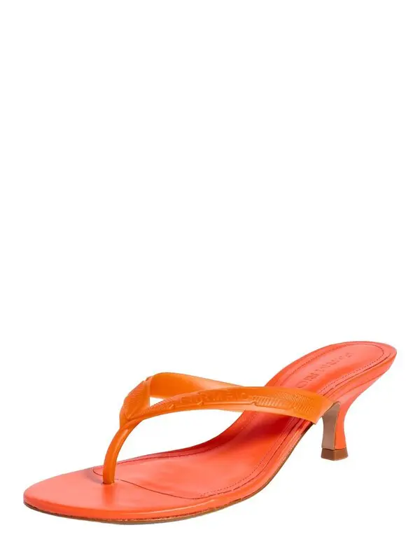 Farm Rio Rob Heel Sandals - Flame Orange