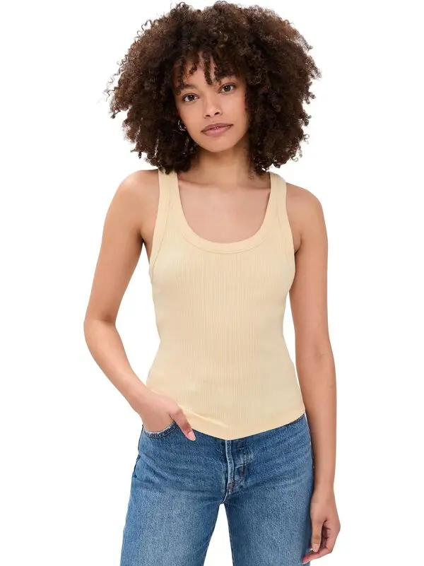 PISTOLA Christy Tank Top - Custard Yellow