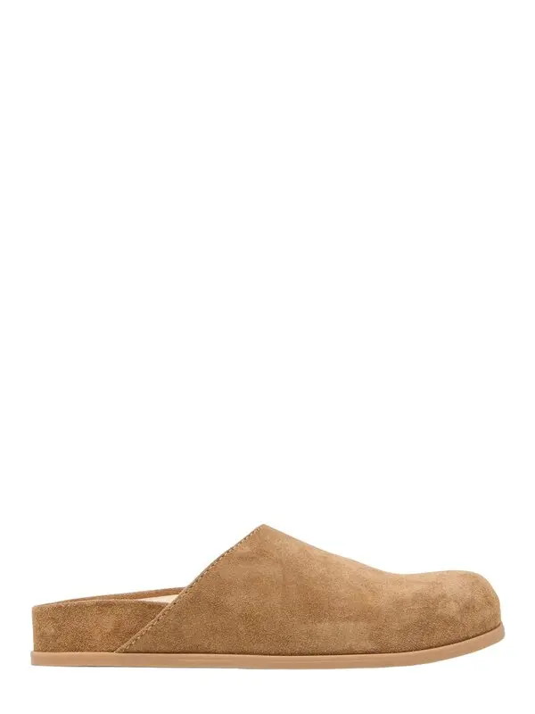 DOLCEVITA Joney Flat Mules - Lt Brown Suede