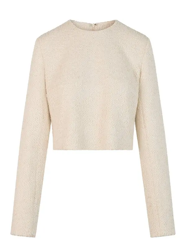 HEIRLOME Francesca Bouclé Top - Ivory