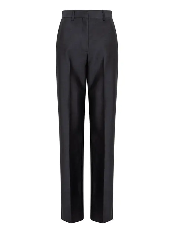 HEIRLOME Wool-silk Trousers - Black