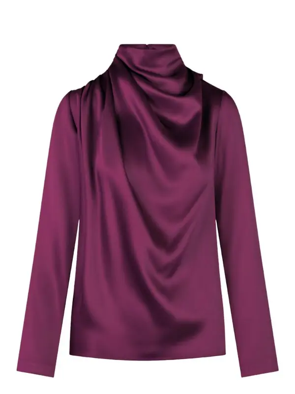 HEIRLOME Sybil Silk Top - Purple