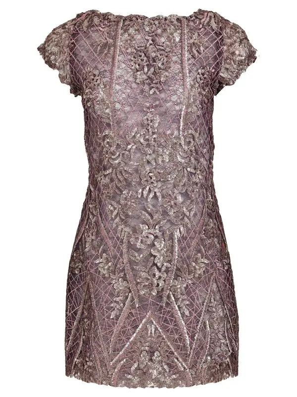 FRANCESCA MIRANDA Lora Mini Dress - Purple