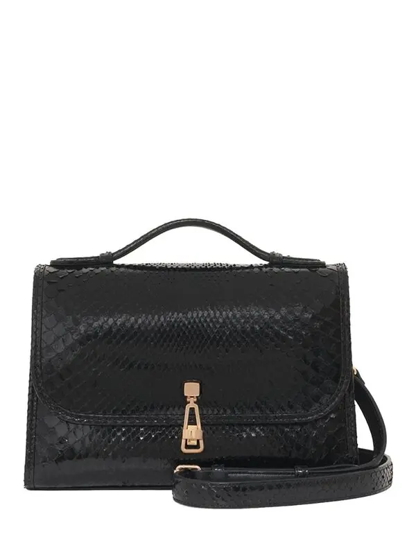 Gabriela Hearst Leonora Medium Flap Bag - Black
