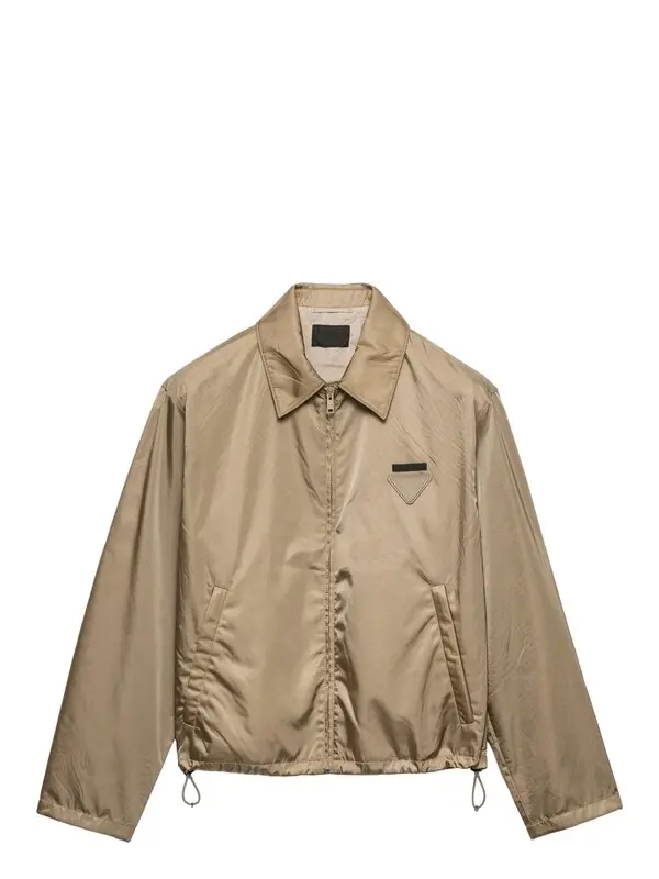 Prada Re-nylon Blouson Jacket - Beige