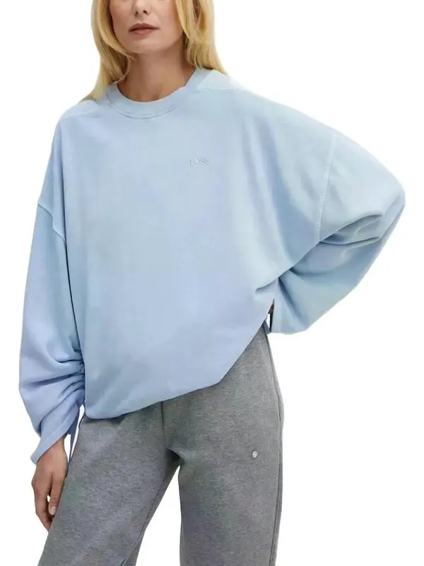 BOSS Sweater Round Neck Long Sleeves - Blue