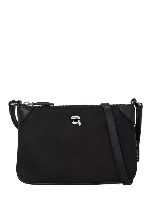Karl Lagerfeld Ikon Cross Body Bag - Black