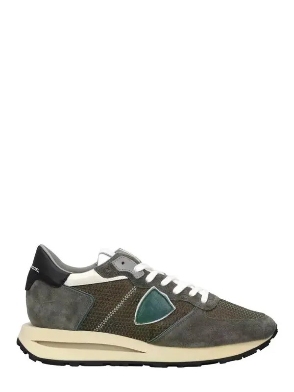 Philippe Model Tropez Haute Triangle-patch Low-top Sneakers - Green