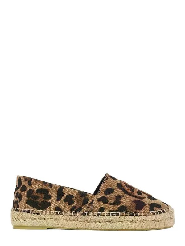 ANINE BING Paloma Leopard-print Espadrilles - Neutrals