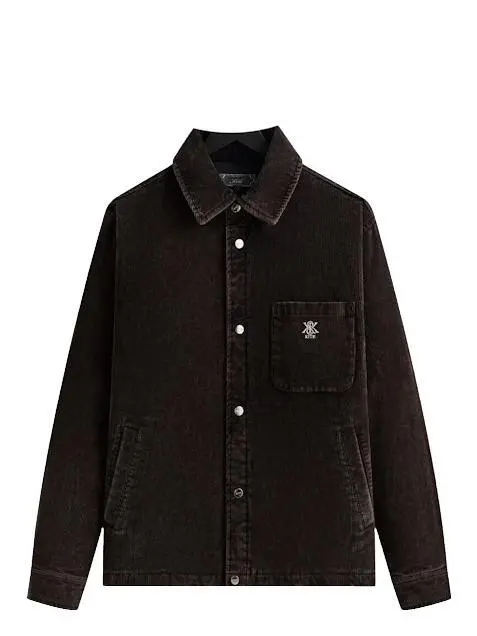 Kith Washed Corduroy Brixton Puffed Shirt Jacket - Ink