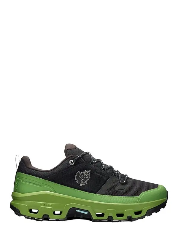 On Cloudrock Low Waterproof Sky High Farm Goods - Black/celery
