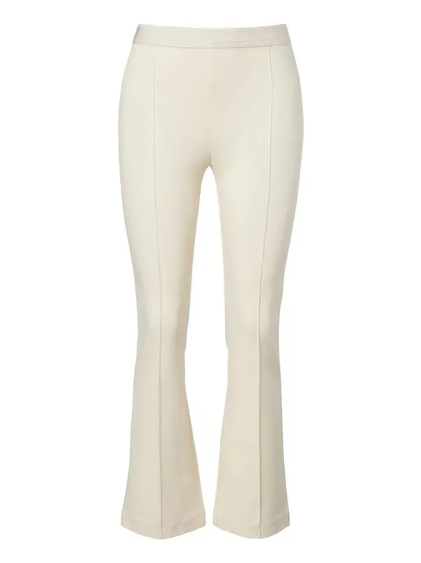 Wolford Grazia Cropped Jersey Flared Pants - White