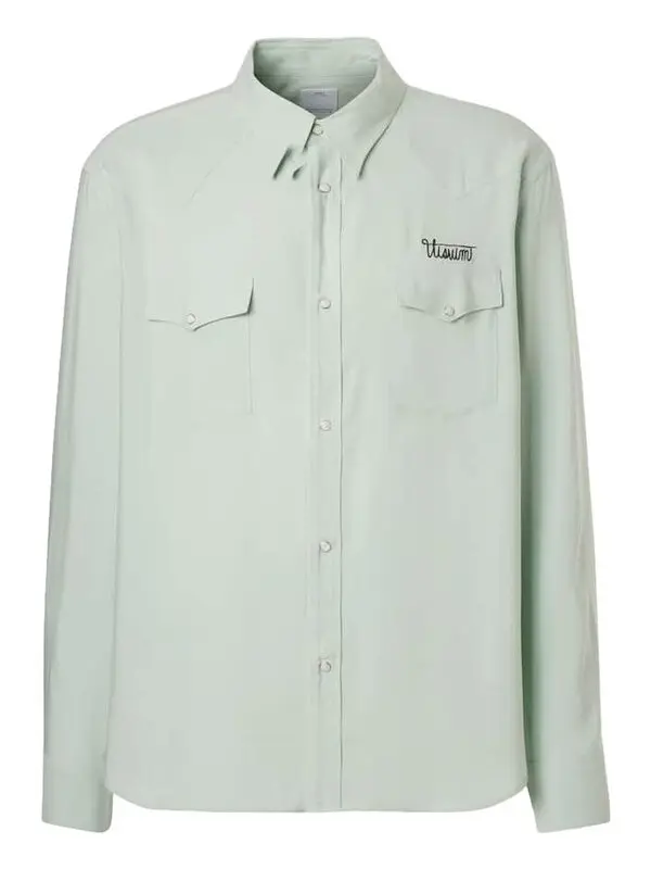Visvim Four Corners Canvas Shirt - Green