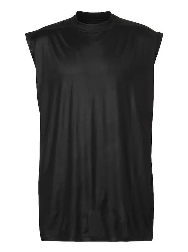 Rick Owens Tarp Jersey Tank Top - Black