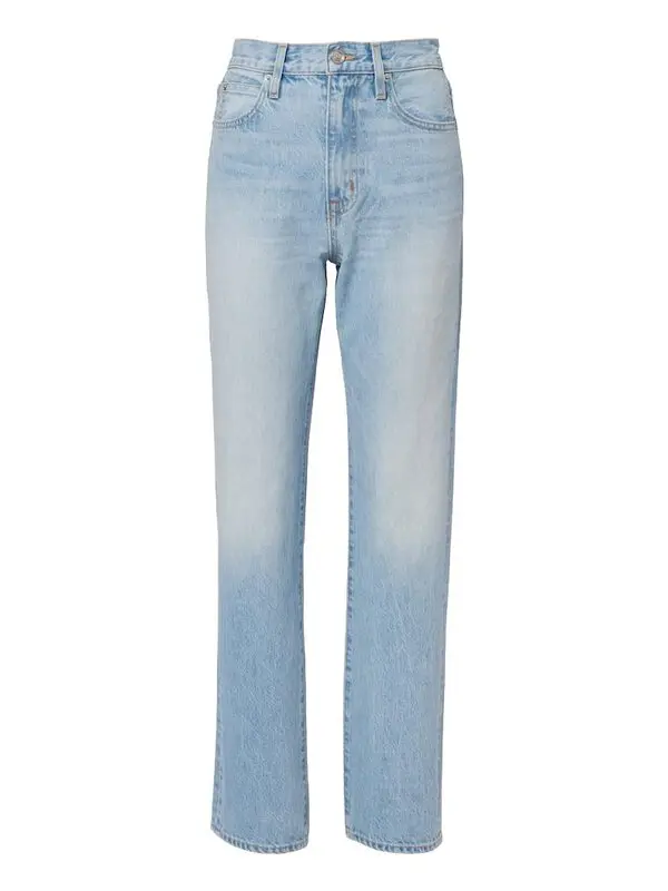 SLVRLAKE London Straight Jeans In Sign Of The Times - Blue