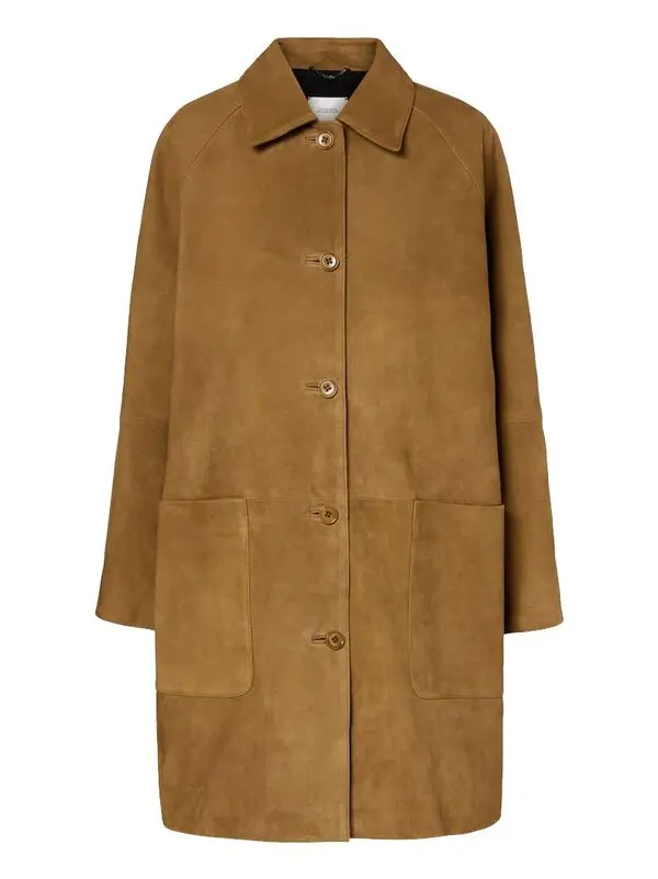 Dorothee Schumacher Suede Coat - Brown