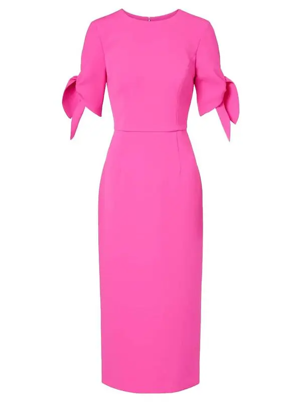 Carolina Herrera Crêpe Cocktail Dress - Pink