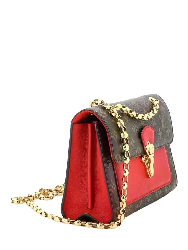 LOUIS VUITTON Victoire Handbag Monogram Canvas And Leather - Brown
