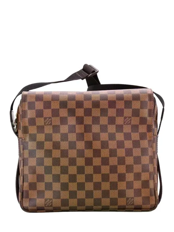 LOUIS VUITTON Naviglio Handbag Damier Crossbody Bag - Brown