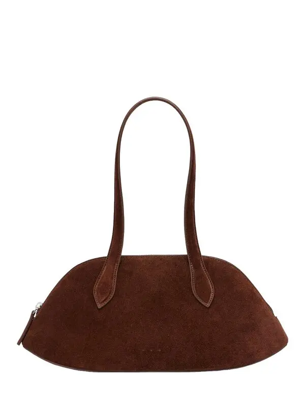 AESTHER EKME Cosmo Suede Bowling Bag - Brown
