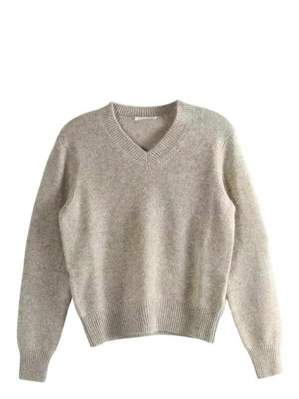THE ROW Noval V-neck Sweater - Neutrals