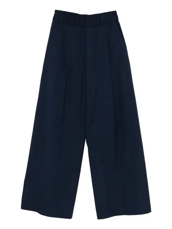 SEMICOUTURE Jhonny Cotton Trousers - Blue