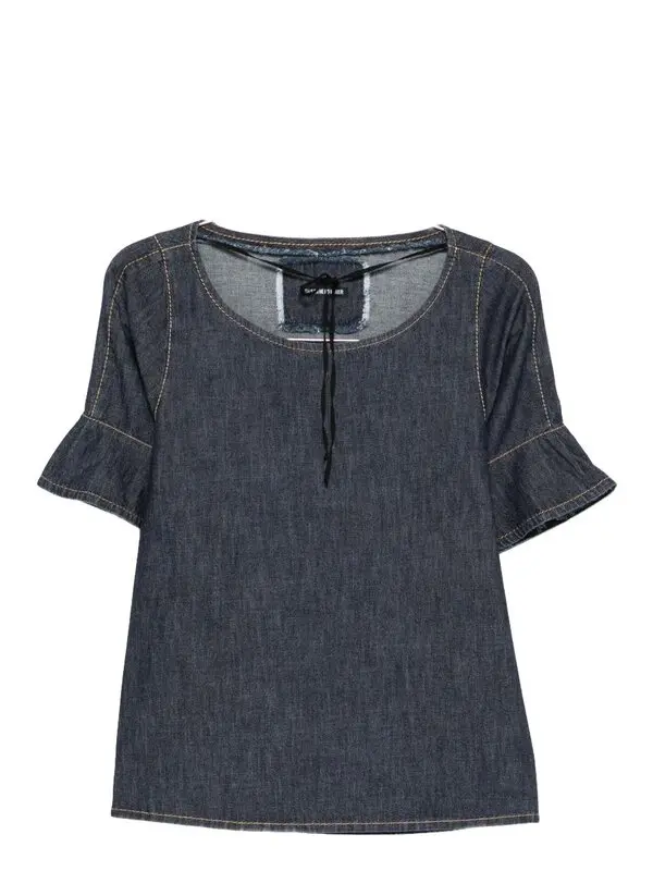 SUSANNE BOMMER Cotton Top - Blue