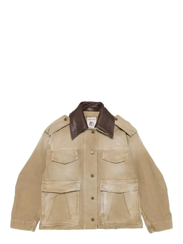 SEMICOUTURE Gloria Cotton Jacket - Beige