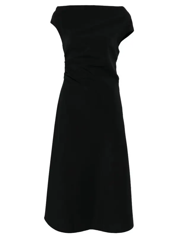 PAROSH Midi Dress - Black