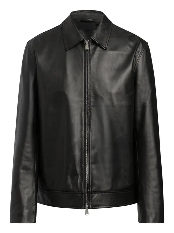 DONDUP Regular Biker Jacket - Black