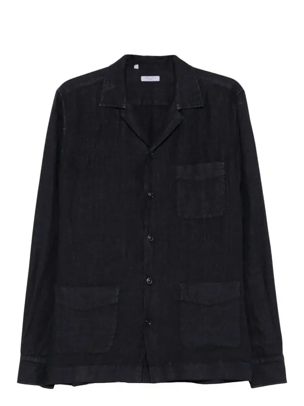 Boglioli Shirt With Pocket - Blue