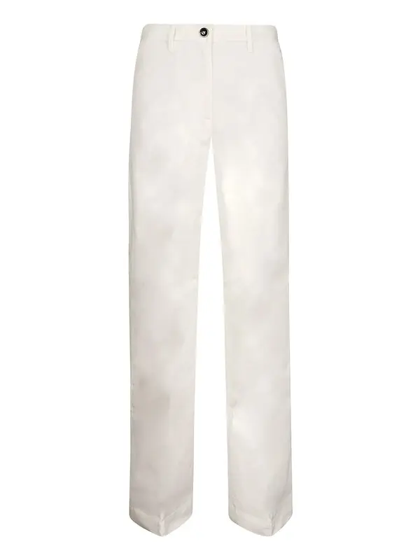 NINE:INTHE:MORNING Logo Trousers - White