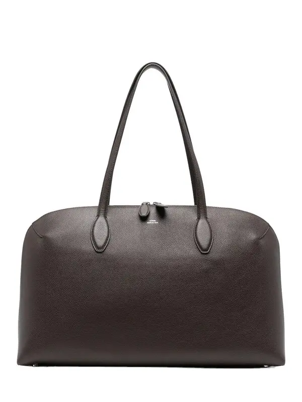TOTEME Leather Tote Bag - Brown