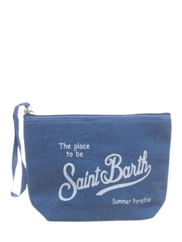 MC2 SAINT BARTH Aline Clutch Bag - Blue
