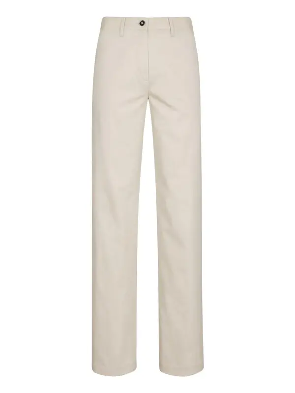 NINE:INTHE:MORNING Trousers With Logo - Beige