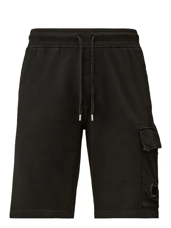 C.P. COMPANY Bermuda Cargo Shorts - Black
