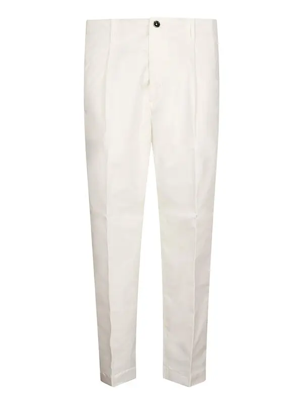NINE:INTHE:MORNING Fold 2 Chino Pants - White