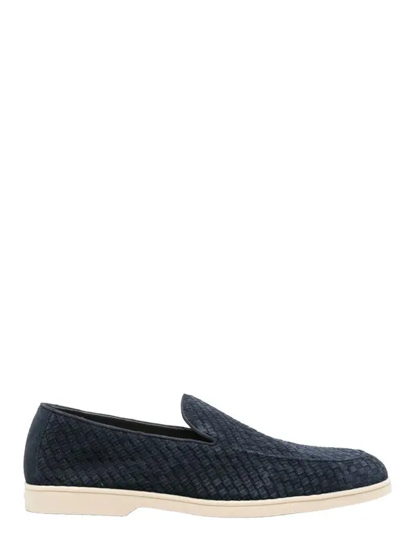 DOUCAL'S Moccasin Vaschetta Intreccio - Blue