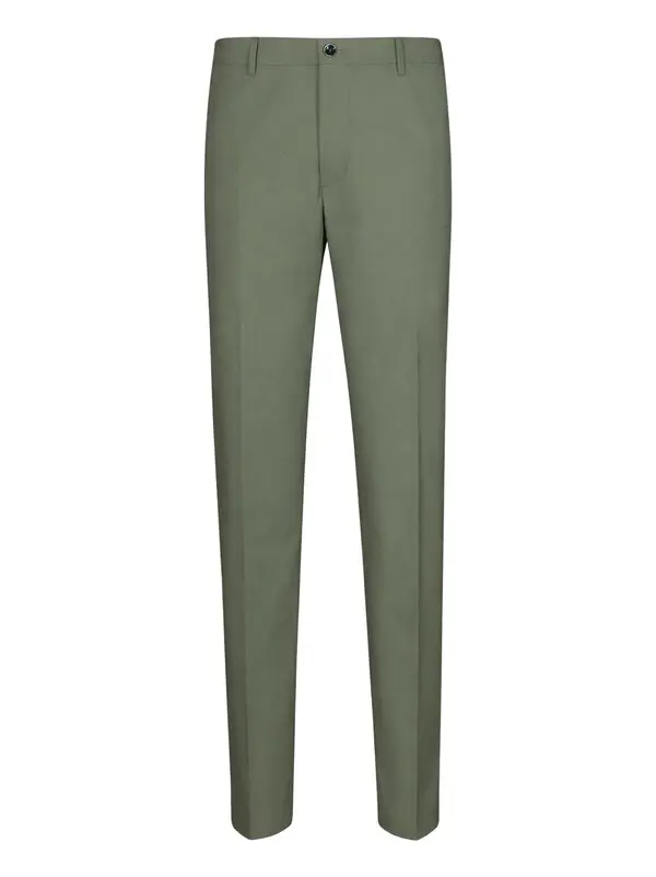 NINE:INTHE:MORNING Jupiter Flat Slim Trousers - Green